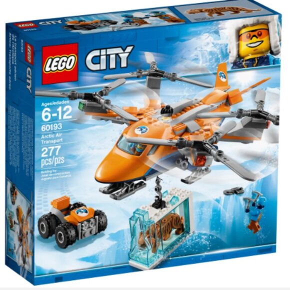Lego | Toys | Lego City Arctic Air Transport 693 Incomplete Set Tiger ...
